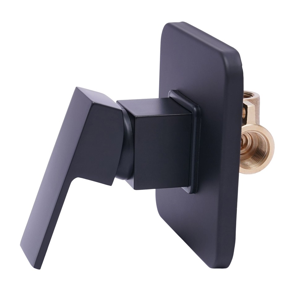 Wall Mount Shower Tap Control Valve Single Handle Brass Hot & Cold ...