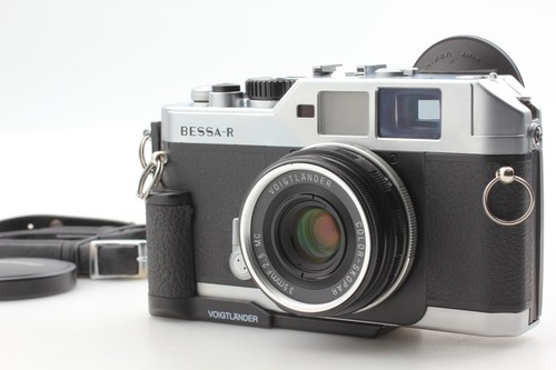 w / Grip [ MINT ] Voigtlander BESSA-R Silver Film Camera 35mm f2.5 MC ...