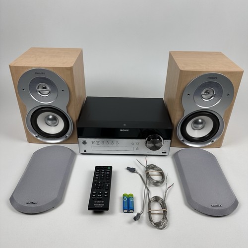 Sony HCD-SBT100 Compact Disc Receiver CD Player Bluetooth Radio W ...