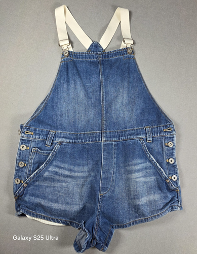Free People Womens Denim Shortalls 30 Romper Country Concert Cowgirl ...