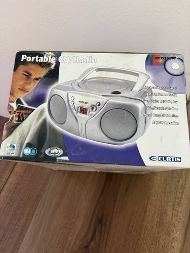 Curtis Portable CD/ Radio Player Brand New In Box RCD 163A | eBay