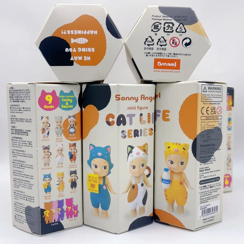 2025 Sonny Angel Meow Daily Cat Life Series Blind Box Anniversary ...