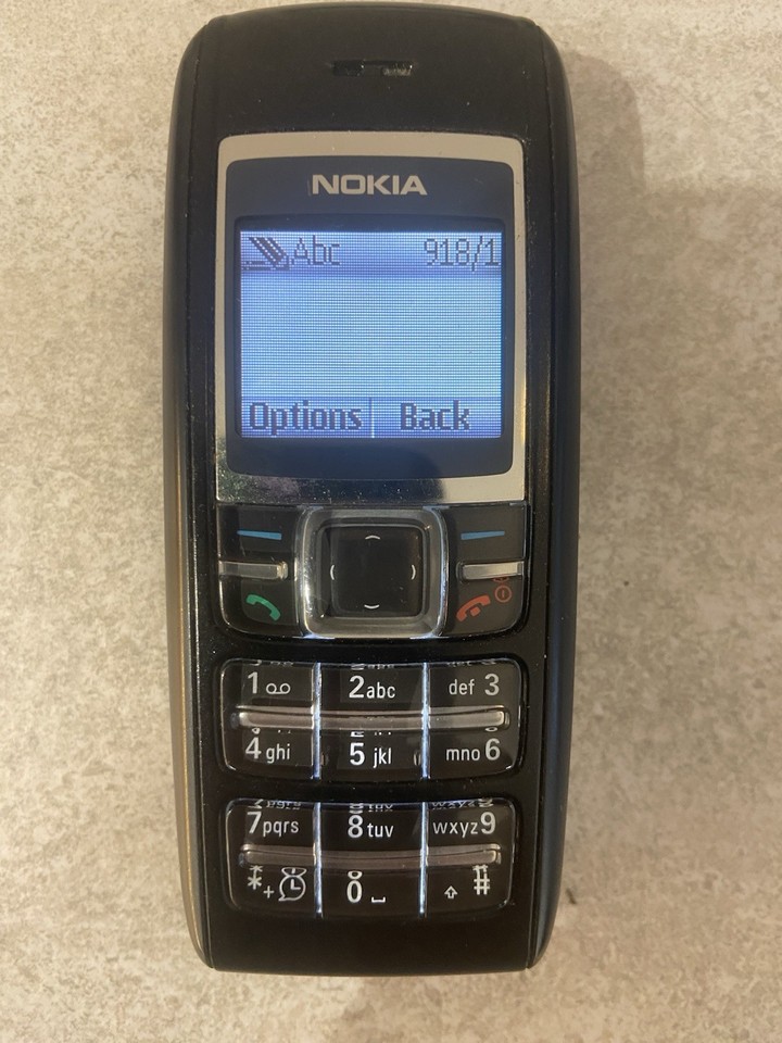 Nokia 1600 Mobile Phone Black. Original Box, Charger And Car Charger ...