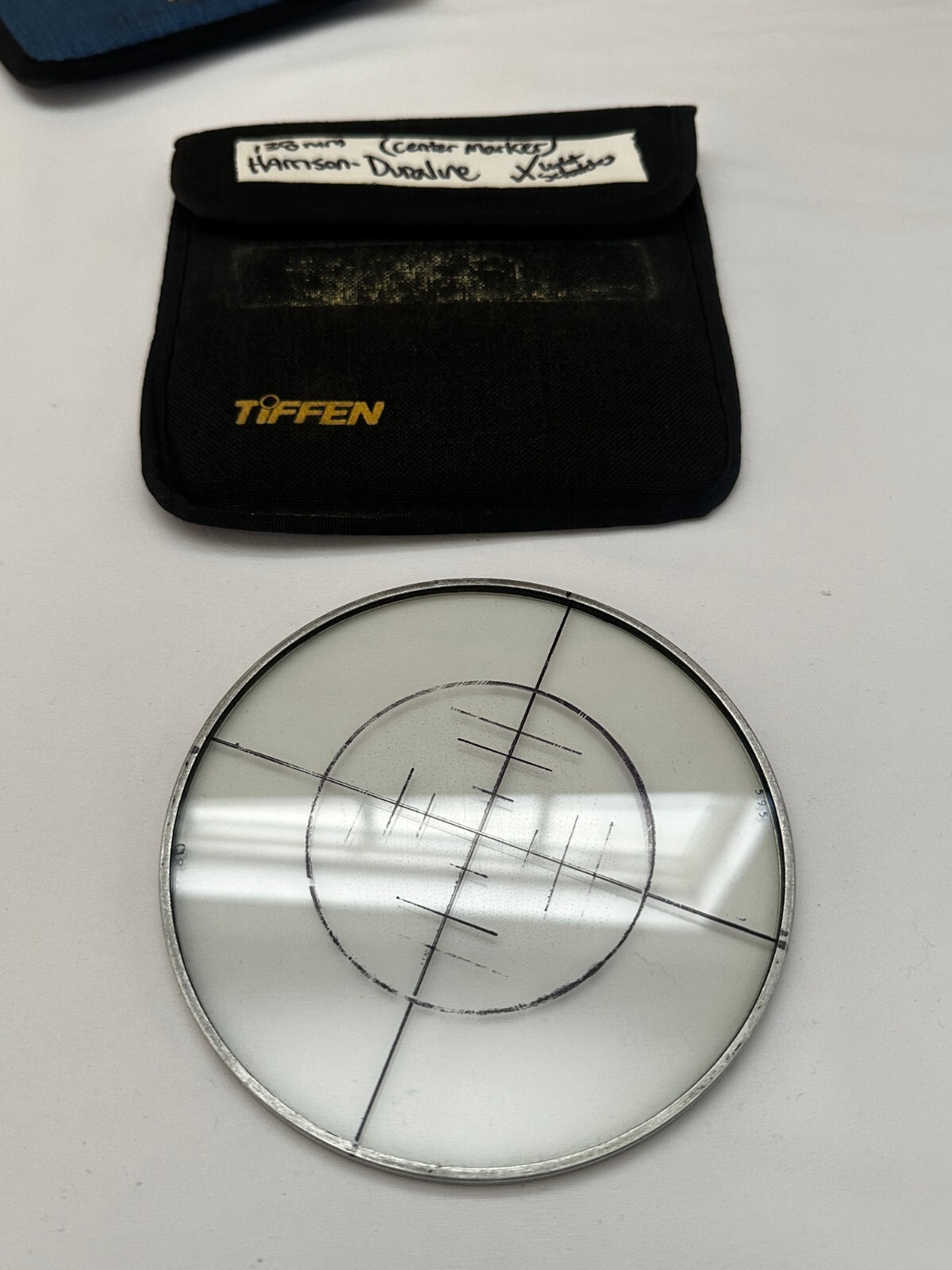 Vintage Harrison Filter - Optical Flat w/ Center Marker | eBay