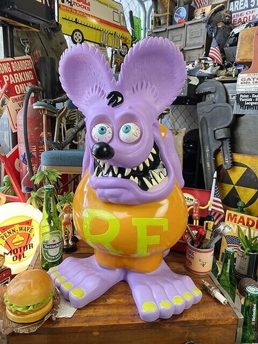 Rat Fink Giant Coin Bank 24" Purple Funko Ratfink Ed Roth Big Daddy | eBay