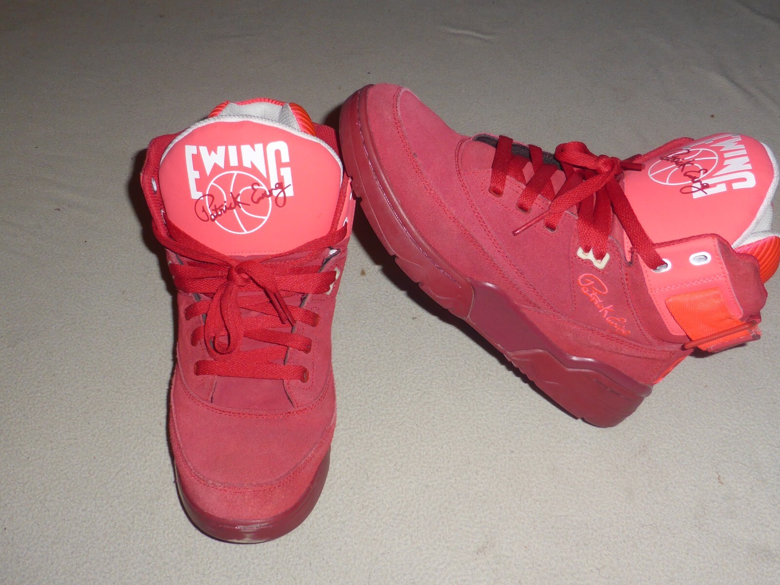 PATRICK EWING 33 MENS HI SNEAKERS SHOES RED BASKETBAL… - Gem