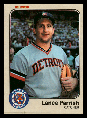 Lance Parrish 1983 Fleer #337 NM-MINT Detroit Tigers | eBay