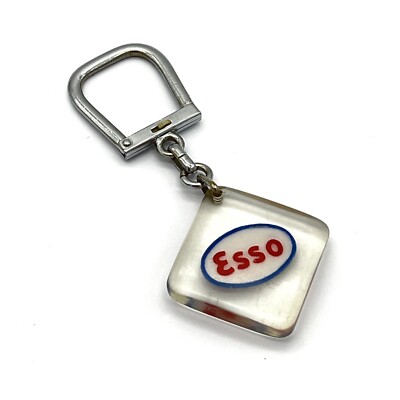 ESSO KEYCHAIN KEY FOB VINTAGE 50ies OLDTIMER VINTAGE BMW AUDI MERCEDES ...