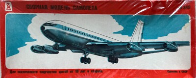 ️ BOEING 707 CCCP/USSR MODEL AIRPLANE #707-3214 "СБОРНАЯ МОДЕЛЬ ...