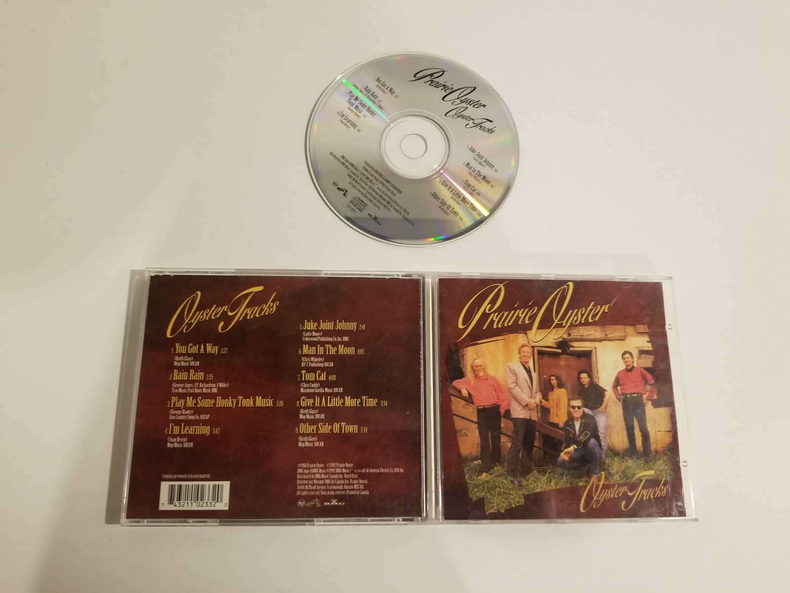 Oyster Tracks by Prairie Oyster (CD, Feb-1996, Bmg) for sale online | eBay