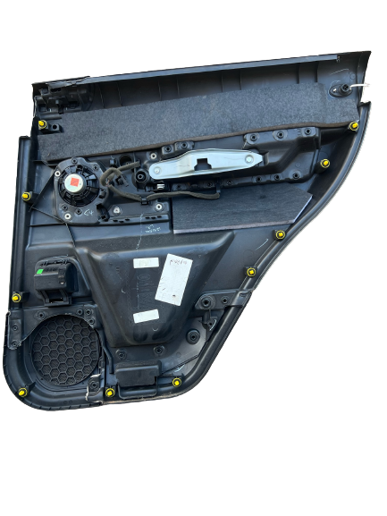 Range Rover HSE L322 07-12 OEM Driver Rear Ivory Door Panel Piano Black ...