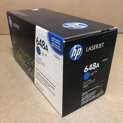 Genuine HP CE261A (648A) Cyan Toner Cartridge - NEW SEALED 885631892091 ...