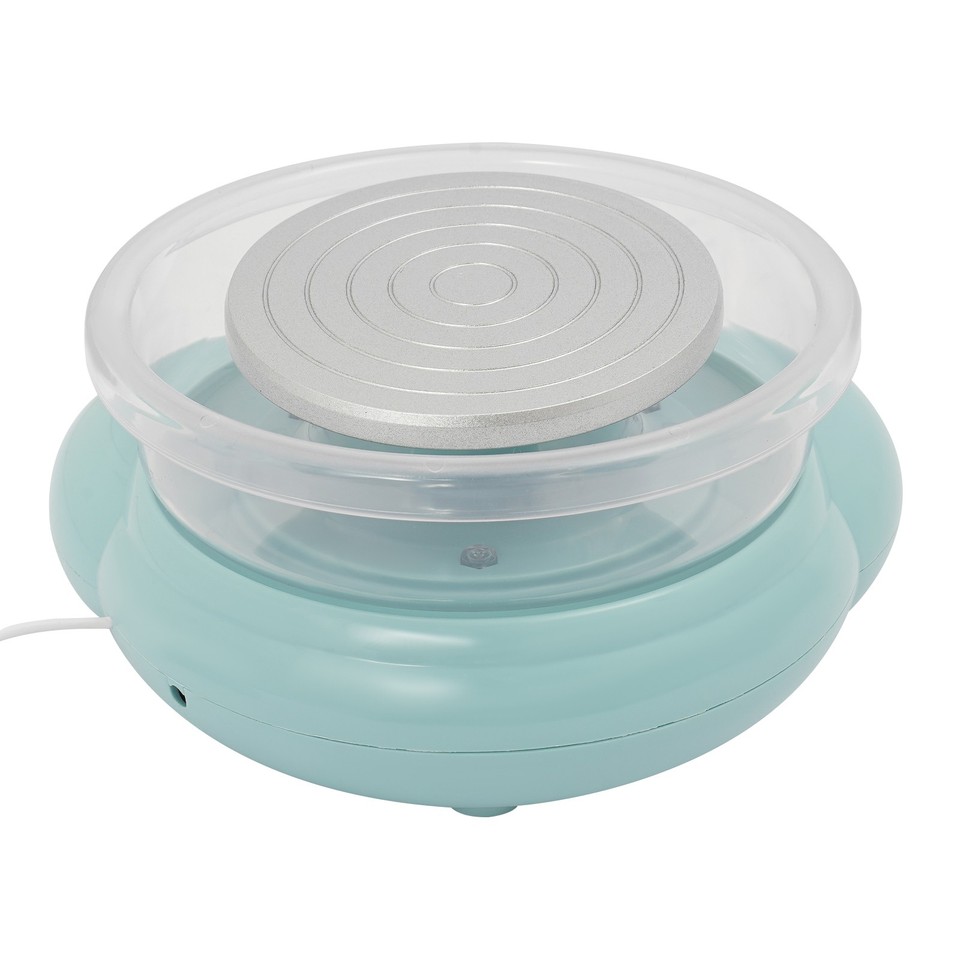 Electric Pottery Wheel Machine Set Mini Clay Making Tool Kit For ...