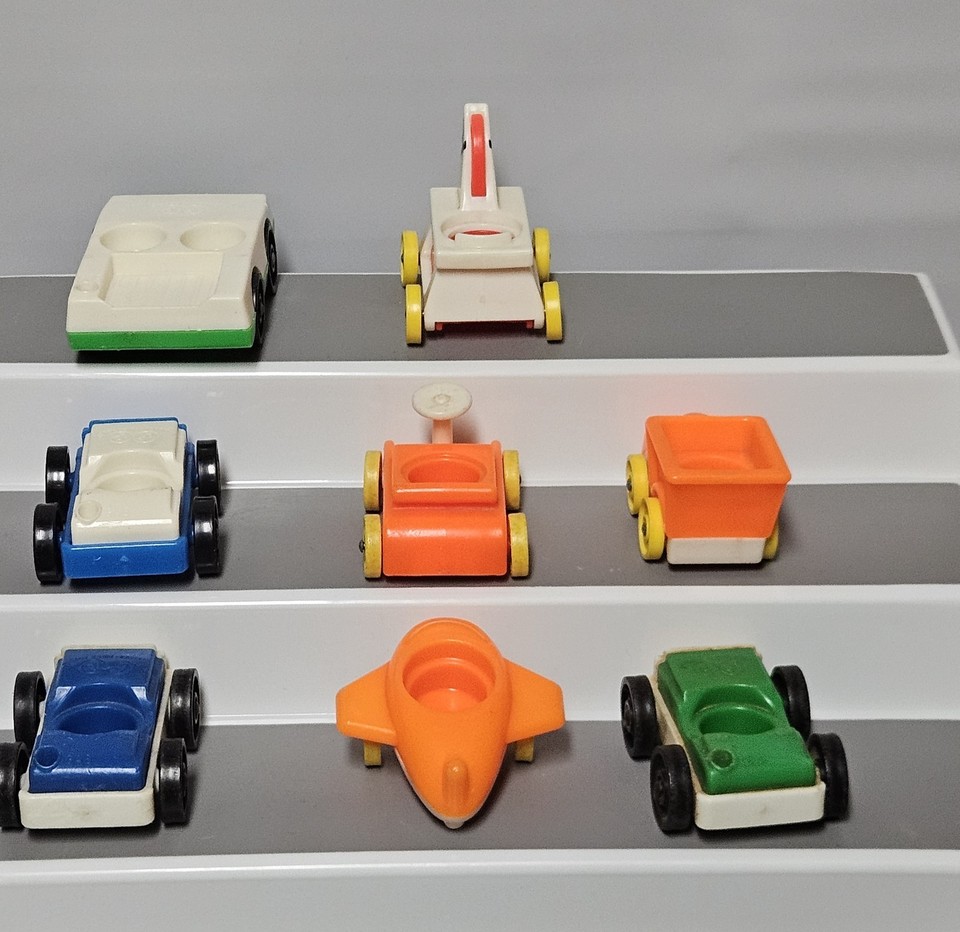 Vintage Fisher Price Little People Vehicles Lot Of 8 | eBay