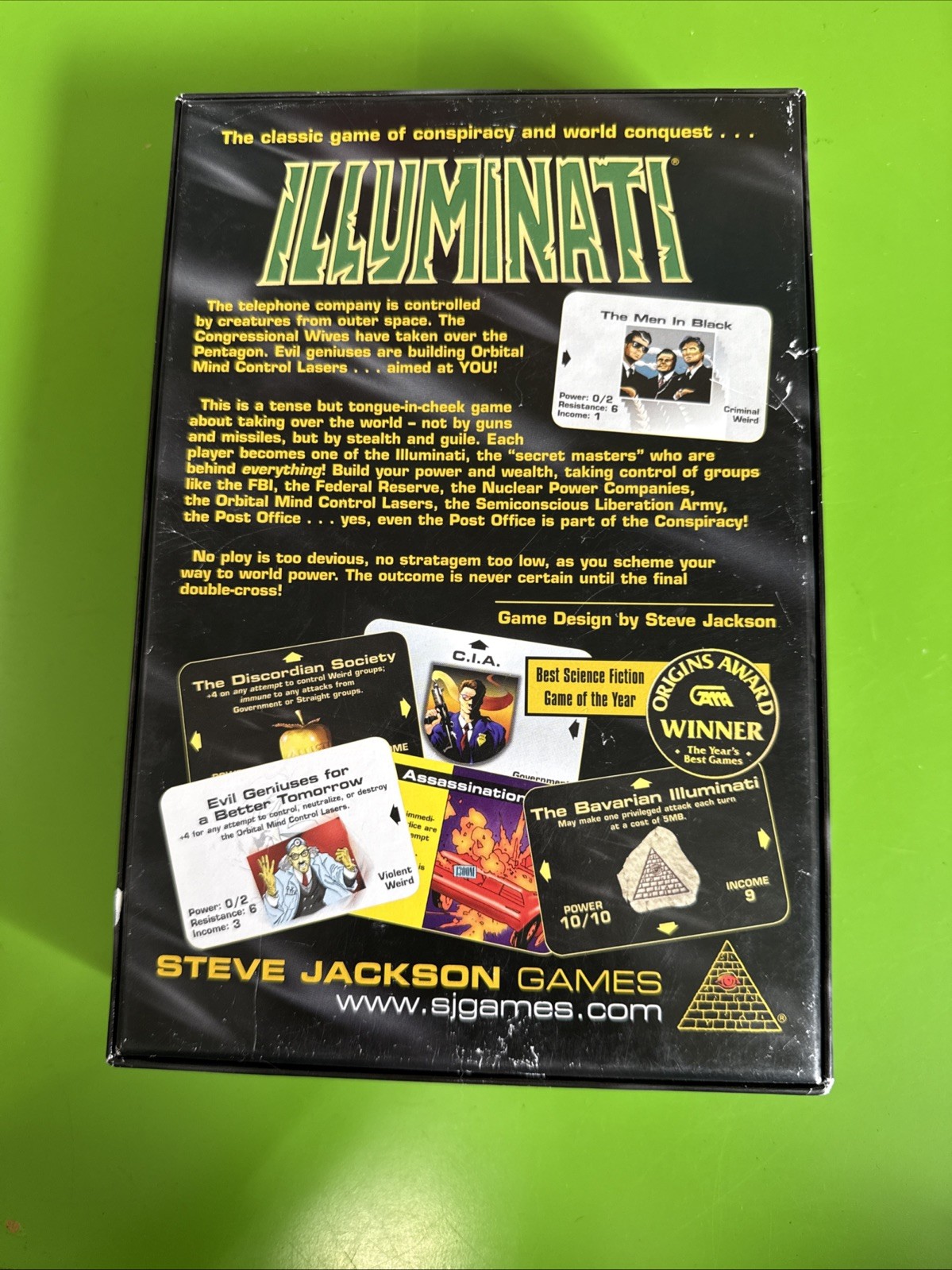 Steve Jackson Illuminati Game of Conspiracy 2014. Complete Plus 2 ...