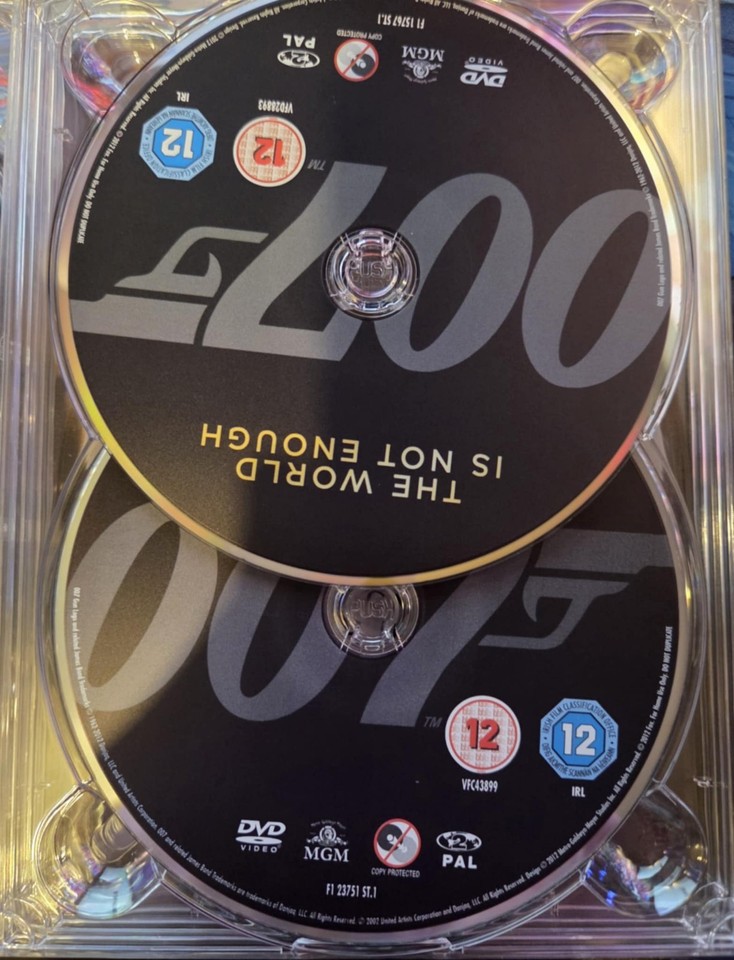 James Bond 50th anniversary DVD Box Set (22 movies, Skyfall not ...