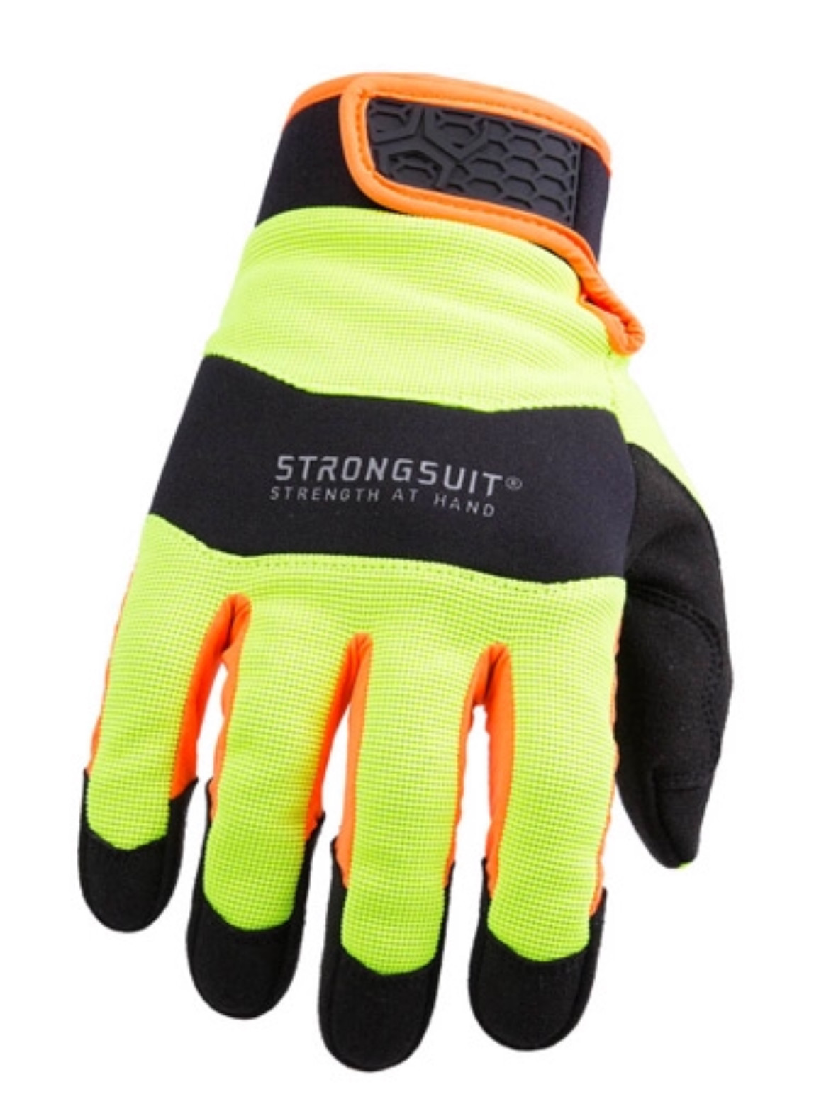 Armor3 Tactical StrongSuit Gloves Black Hi-VIZ Heat Cut Resistant ...