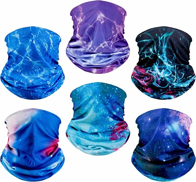 6 PCS Gator Face Mask - Unisex Reusable Cloth Neck Gaiter Face Mask ...