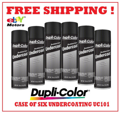 Duplicolor UC101-Undercoating [6-Pack] Paintable Rubberized Undercoat ...