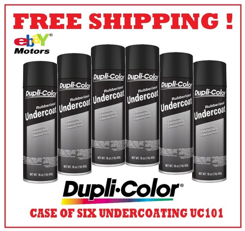 Duplicolor UC101-Undercoating [6-Pack] Paintable Rubberized Undercoat ...
