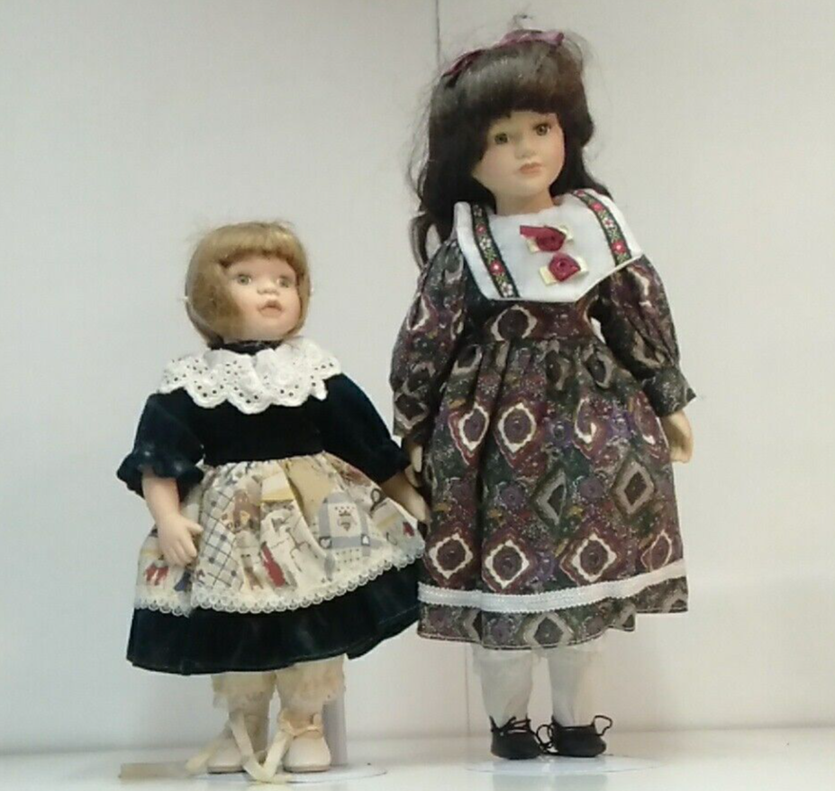 Porcelain Girl Dolls X 2 Pre-owned unbranded | eBay Australia