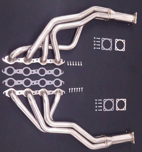 HOLDEN VT VX VU VY VZ V8 LS 1 STAINLESS STEEL HEADERS 1 3/4 3 INCH ...
