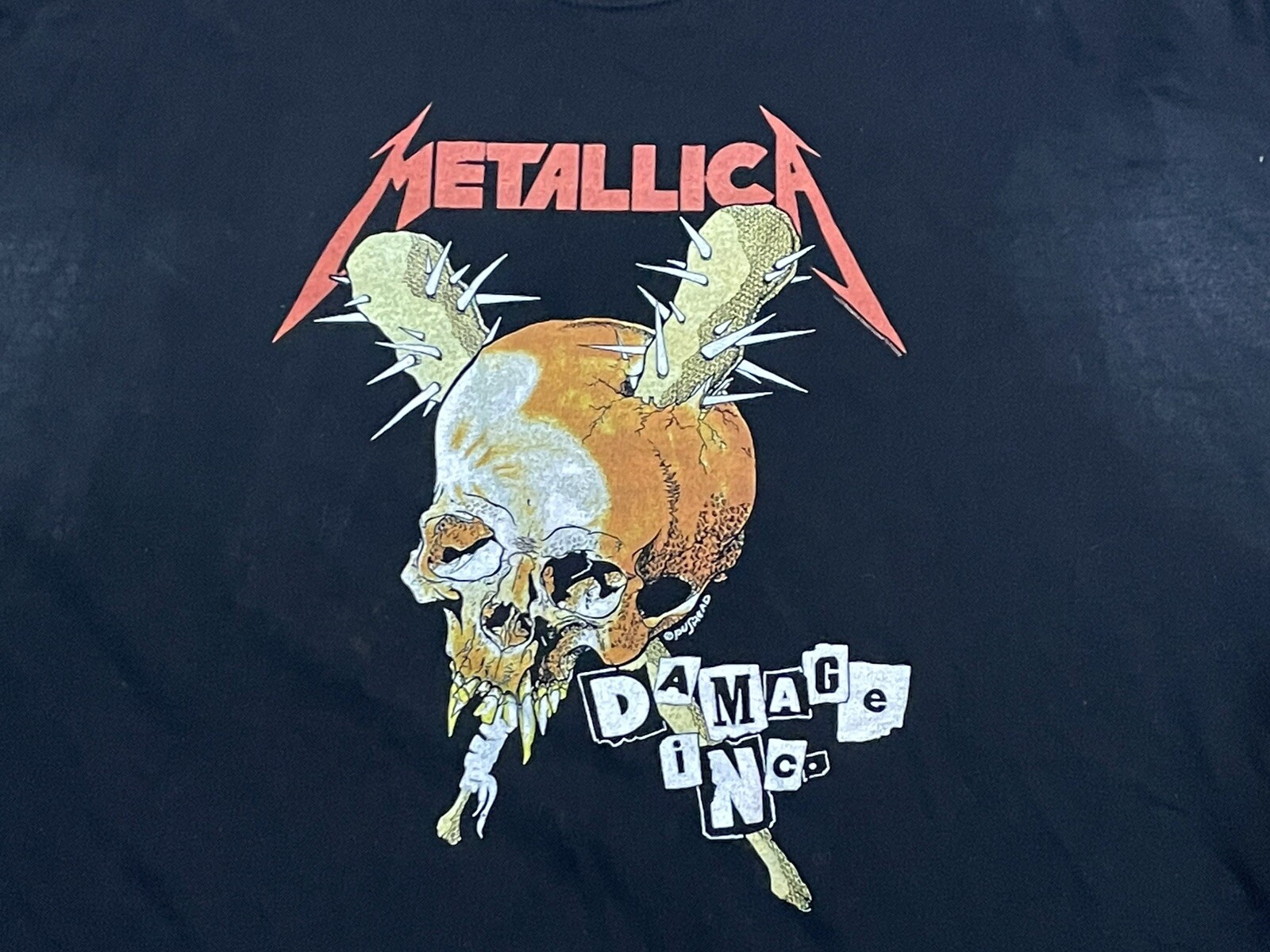 vintage metallica pushead t shirt- Black- Size 5X-XXX… - Gem