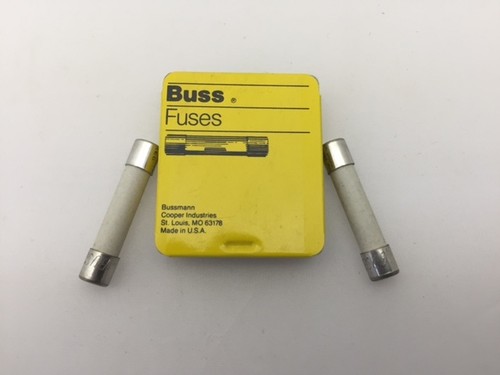 (5 pcs) GBB-2 Bussmann, 2A 250vac/125vdc, Fast Blow Ceramic Fuse | eBay