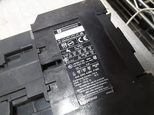 Telemecanique LC1D9511 3 Pole 110 Amp Contactor VERY NICE RARE USED ...