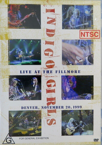 INDIGO GIRLS DVD 1999 LIVE AT THE FILLMORE DENVER BRAND NEW UNSEALED ...