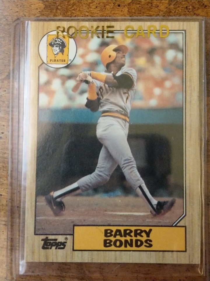 Barry Bonds Rookie Card 1987 Topps #320 ~18+ Errors~ Purple Elbow. RARE ...