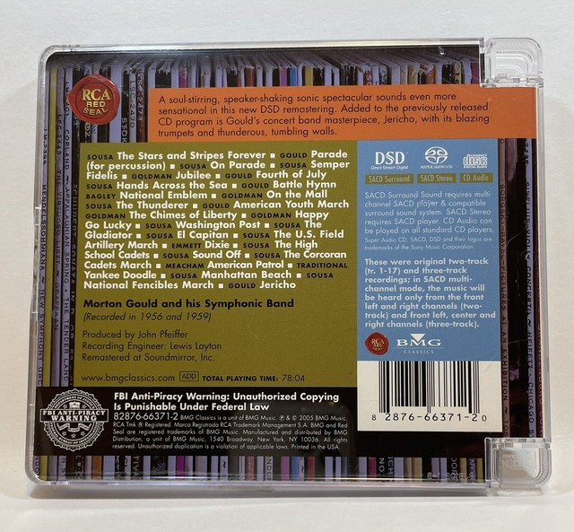BMG Classics RCA Red Seal Morton Gould, Sousa Goldman Gould–Brass ...