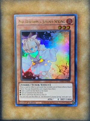 Yugioh Ash Blossom & Joyous Spring RA01-EN008 Ultra Rare 1st Ed NM | eBay