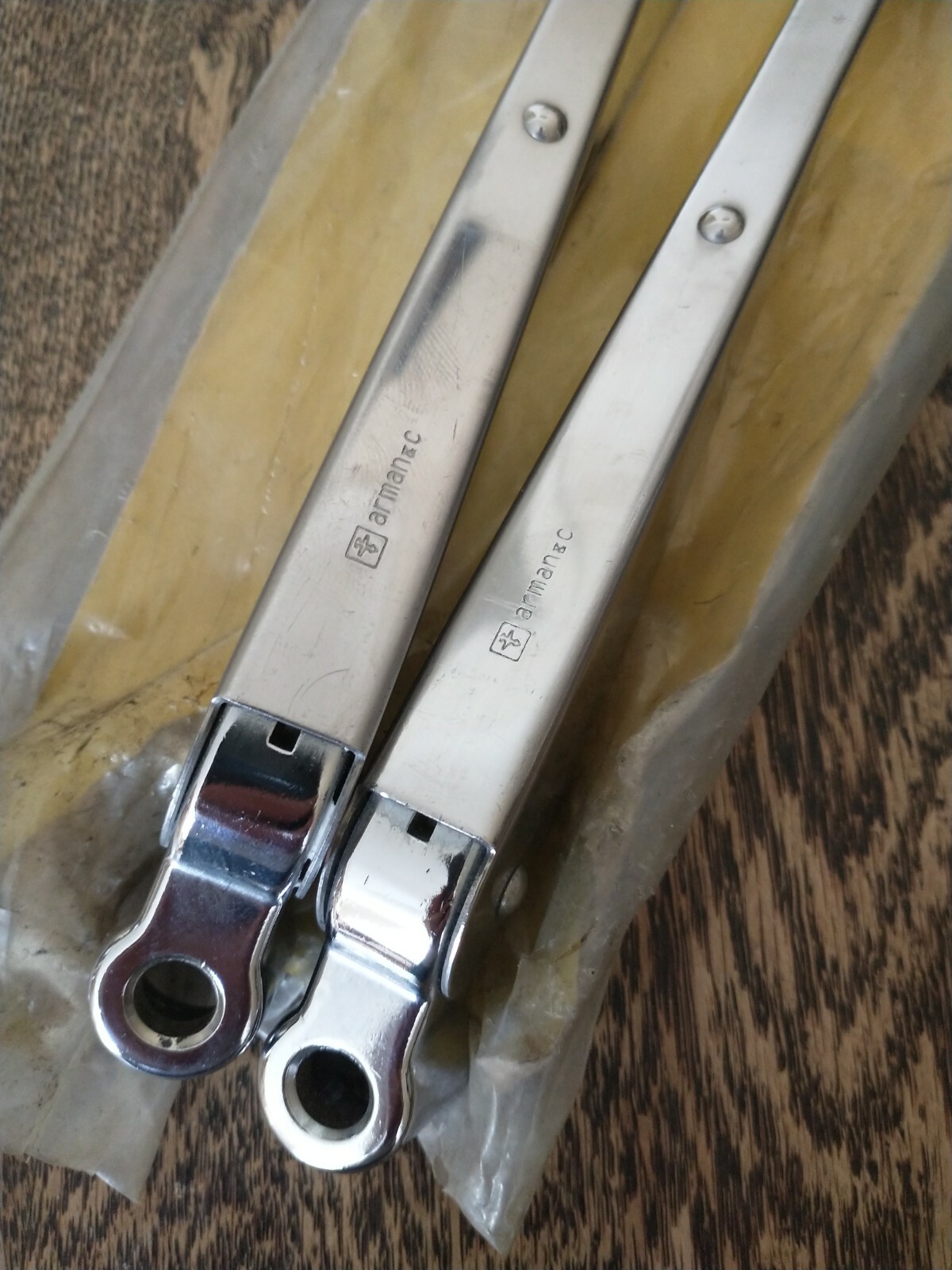 FORD TRANSIT MK1 1965-75 12-35CWT VAN A SERIES PAIR ARMAN STAINLESS ...