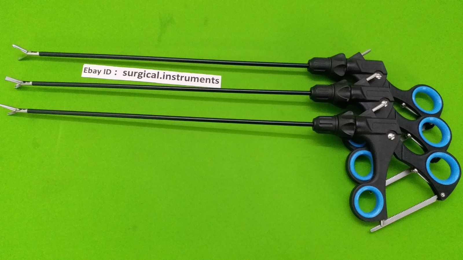 3pc Laparoscopic Tube Holding Forceps & Toothed Grasper 5mm Reusable ...