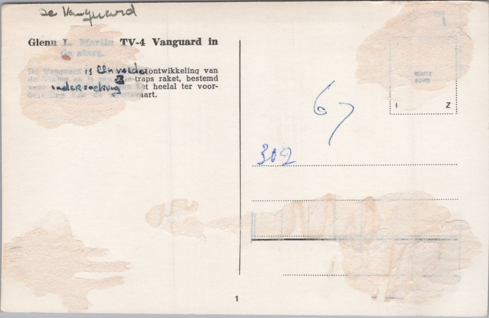 Glenn L Martin TV-4 Vanguard Rocket Vintage RPPC C298 | eBay