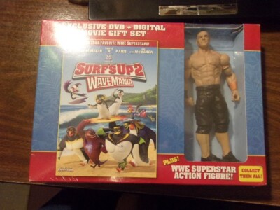 SURFS UP 2 WAVEMANIA~2016 NEW DVD~+ WWE WRESTLING FIGURE~JOHN CENA ...