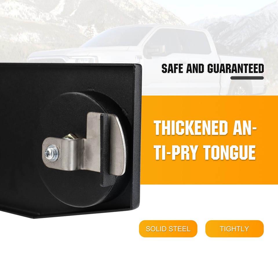 For 2021-2024 Ford F-150/Raptor Center Console Gun Safe Security ...