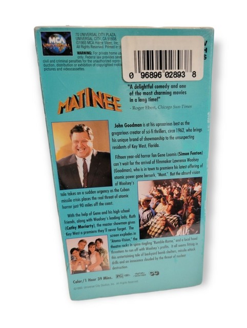 Matinee (VHS, 1997) for sale online | eBay