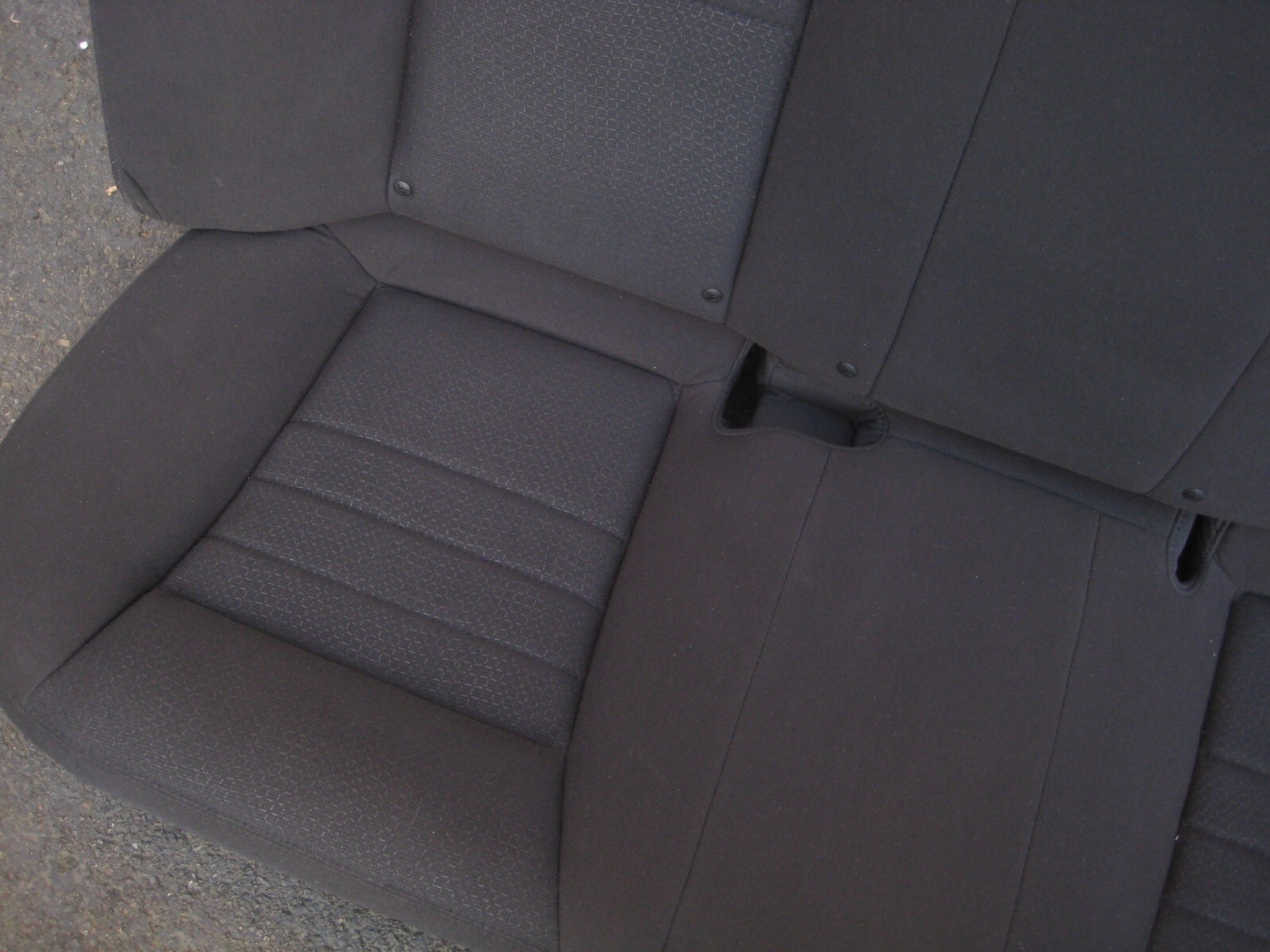 2006-2016 OEM Dodge Charger REAR Seat BLACK CLOTH Factory Part Seats | eBay