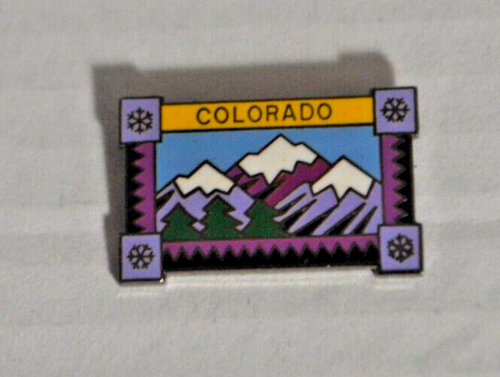 Colorado Mountains Souvenir Lapel Hat Pin | eBay