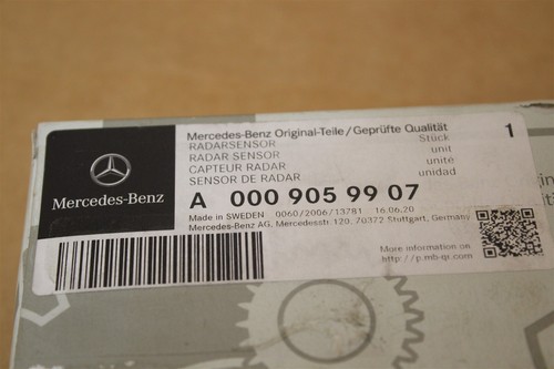 MERCEDES Radar Sensor Distronic Control Unit W213 A0009059907 for sale ...