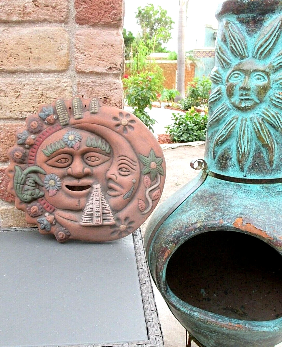Clay Sun Faces