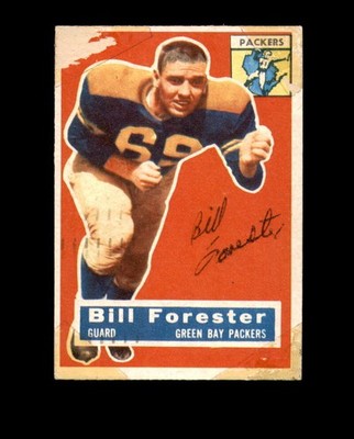 Bill Forester Signed 1956 Topps Green Bay Packers Autograph | eBay