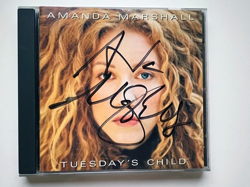 Amanda Marshall SIGNED Tuesday's Child CD PROMO 1999 Love Lift Me ...