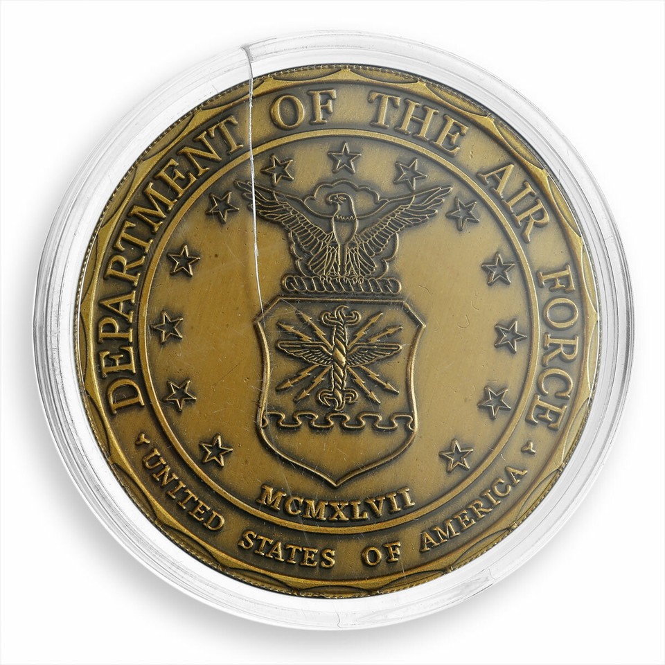 US Air Force, the F-4 Phantom, the Air Force Division, emblem, gold ...