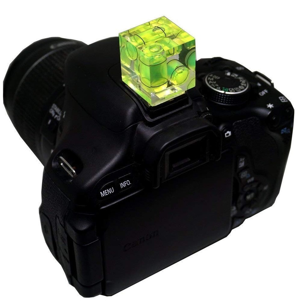 Hot Shoe Level Three Axis Bubble Spirit Level Camera Level Standard ...