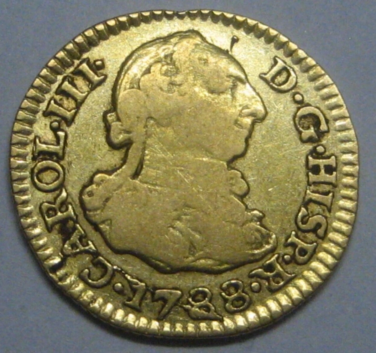 1788 2 Escudo Gold Coins