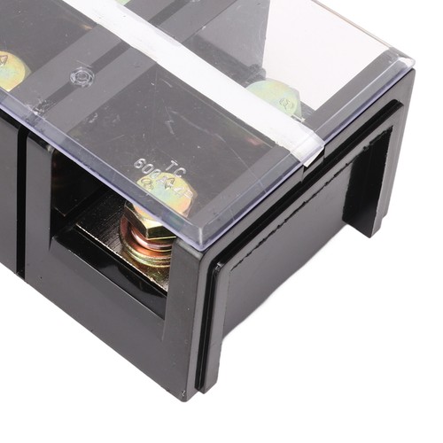Barrier Terminal Strip Block 600A 600V High Current Dual Row Locking ...