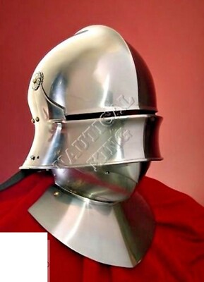 Medieval Knight German Sallet Helmet European Close helm Collectible ...
